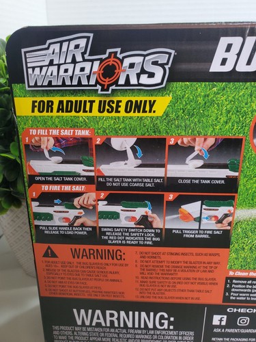 Air Warriors ~ Bug Slayer Salt Blaster Bug Killer Fly Stopper With ...