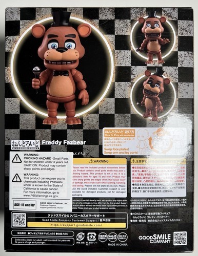 FNAF Freddy Fazbear Nendoroid Action Figure 2366 Five Nights at Freddys ...