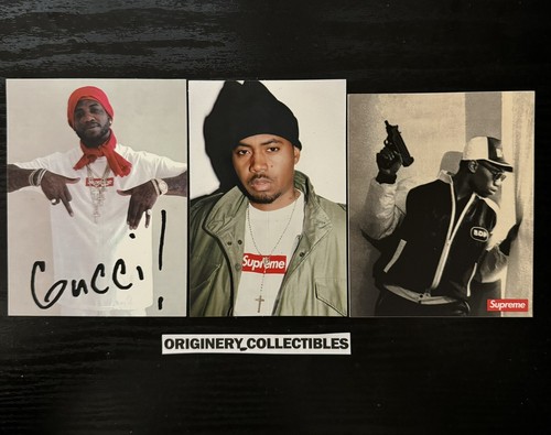 100% Authentic Supreme Gucci Mane Nas KRS One Sticker (Lot of 3) FW16 ...