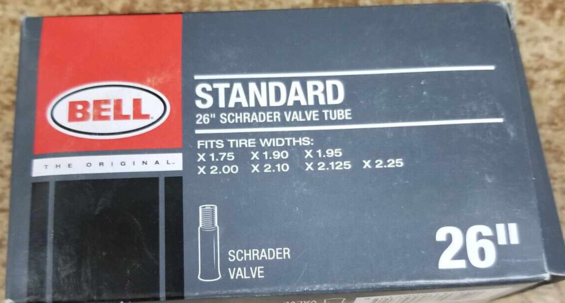 Bell 26 inch Schrader Valve Tube Standard for bicycle tire 35011000718 ...