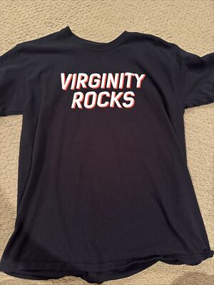 Virginity Rocks Black Shirt Size Large | eBay