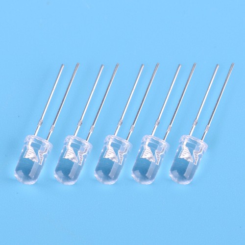 10pcs Red 5mm LED Bulbs Instrument Gauge Cluster Dash Light Backlight ...