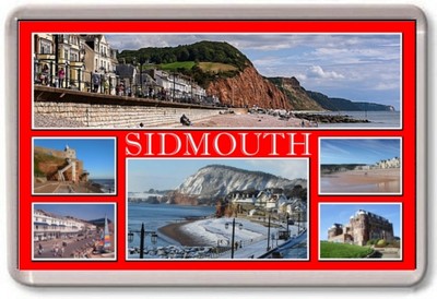 FRIDGE MAGNET - SIDMOUTH - Large - Devon TOURIST | eBay UK