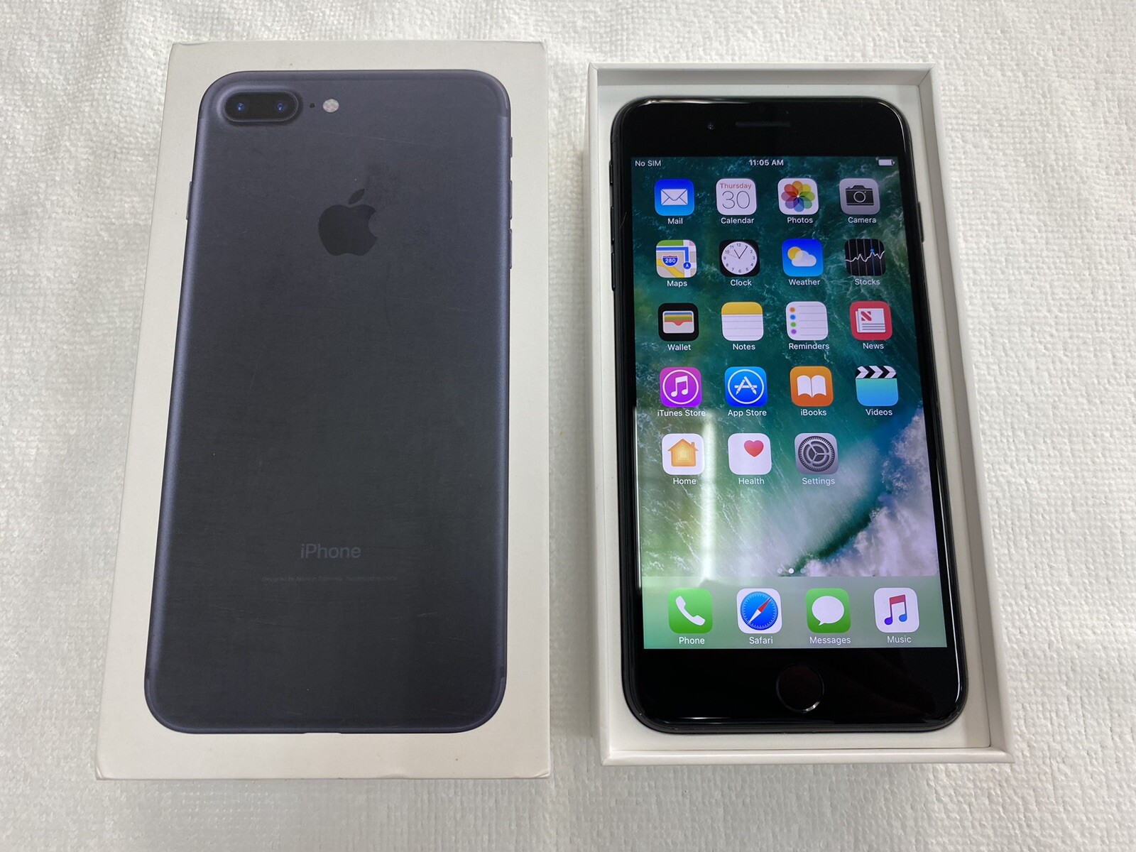 iPhone 7 Plus 32gb Black RARE iOS 10.3.2 0 BATT CYCLE 190198543639 | eBay