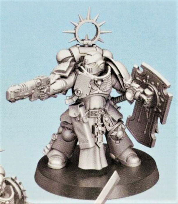 40K Lieutenant Storm Shield Space Marine Bladeguard Volkite Indomitus ...