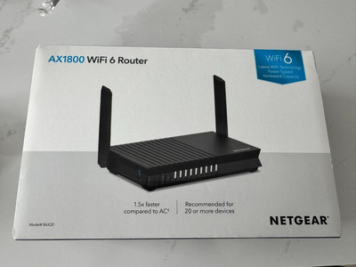 NETGEAR NIGHTHAWK 4 Port 1200 Mbps Wi-Fi Hotspot Modem (RAX20100NAS ...