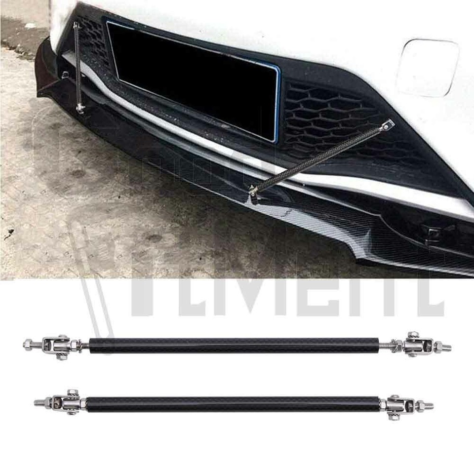 For Mercedes Benz S550 C300 CLA250 Carbon Fiber Red Front Lip Splitter ...