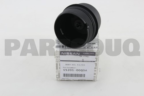 1520100Q0A Genuine Nissan BODY-OIL FILTER 15201-00Q0A | eBay