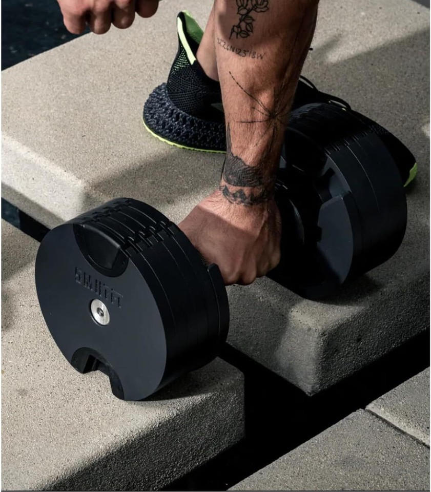 SMRTFT NUOBELL Adjustable Dumbbells | Original All-in-One Dumbbell ...