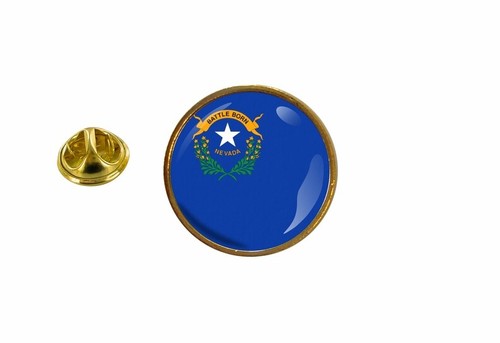 Pins Pin Badge Pin's Flag USA American United States Nevada Round ...