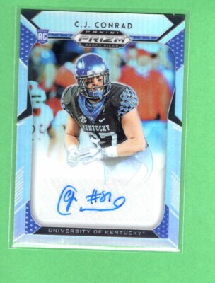 2019 PRIZM panini Football RC Draft picks Autograph C.J.CONRAD no.180 ...