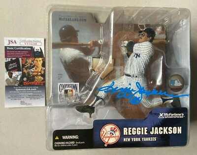 New York Yankees Reggie Jackson Autographed McFarlane Figure Signed JSA ...