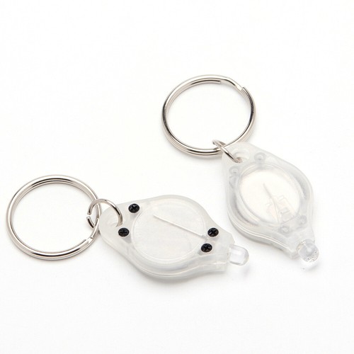 5/10Pack UV Mini Keychain LED Flashlight Key Ring Light Torch Light | eBay