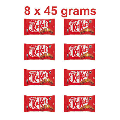 8 x KIT KAT Original Chocolate Bars Candy Sweets 41.5g 1.46oz | eBay
