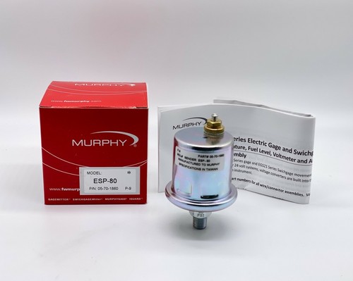 MURPHY ESP-80 PN# 05701860 1 WIRE PRESSURE SENDER 1/8" K | eBay