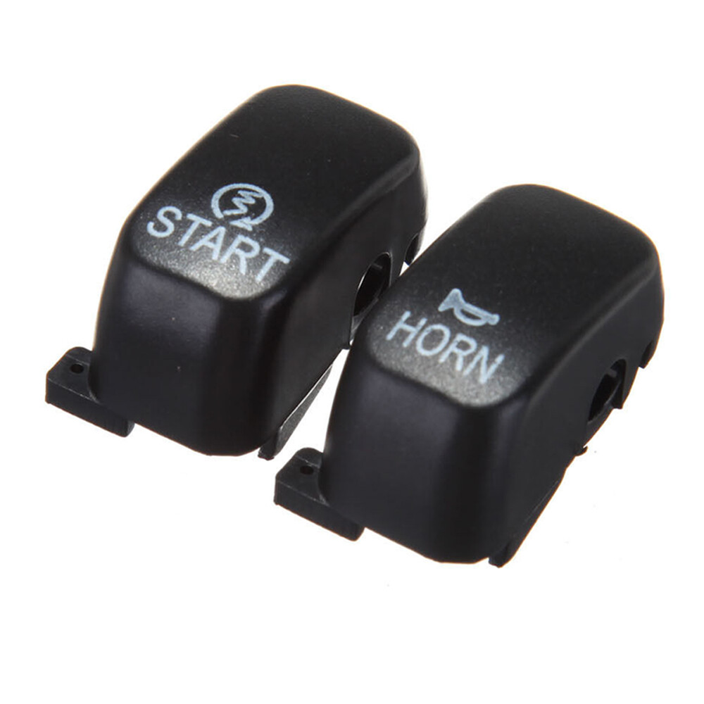 Black 10x Hand Control Switch Housing Button Cap for Harley Electra ...