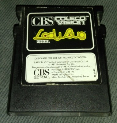 Coleco Vision - "Lady Bug" Game by Universal ColecoVision CARTRIDGE ...