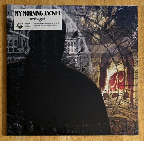 MY MORNING JACKET Evil Urges CLEAR/GOLD/RED/BLACK SPLATTER Vinyl 2xLP 1 ...