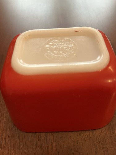 Vintage Pyrex # 0501 Small 1.5 cup RED Refrigerator Dish Container | eBay