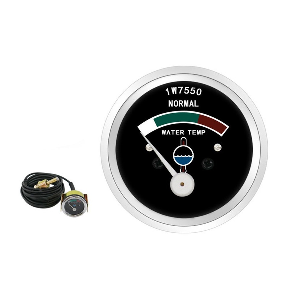 Water Temp Gauge Iron Construction Vibration Resistant Standard 52mm ...