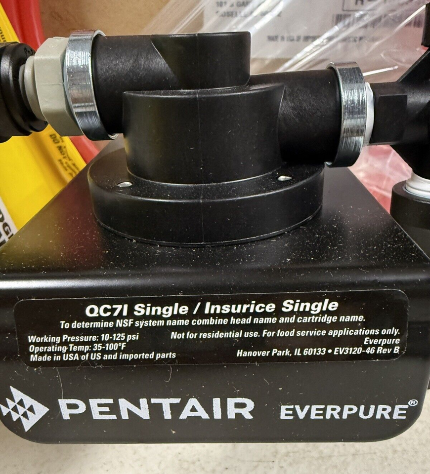 Pentair Everpure QC71 Single Filter Head 10-125 psi 35-100 F Grainger ...