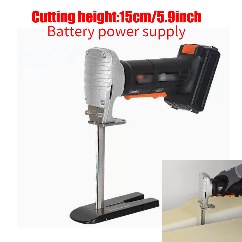 Electric Sponge Cutting Cordless Machine 15cm/6inch Foam Reciprocating ...
