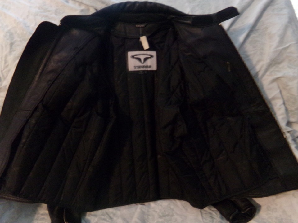 HEAVY DUTY TEKNIC KELVAR LEATHER MESH LINED JACKET/ BLACK/YELLOW | eBay