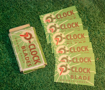 Vintage Original Double Edge 7'O Clock safety Razor Blades | eBay