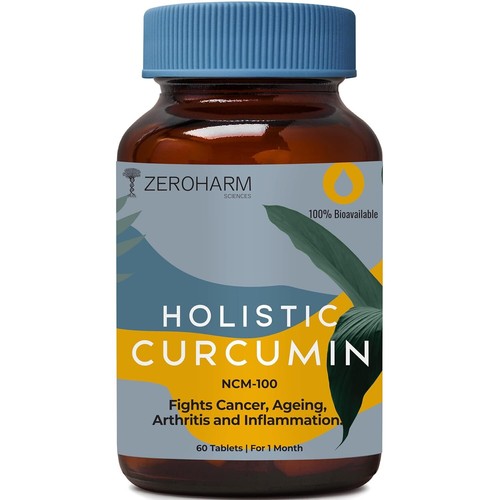 Zerohram Holistic Curcumin Tablets Pack Of 60 Veg Tablets | eBay