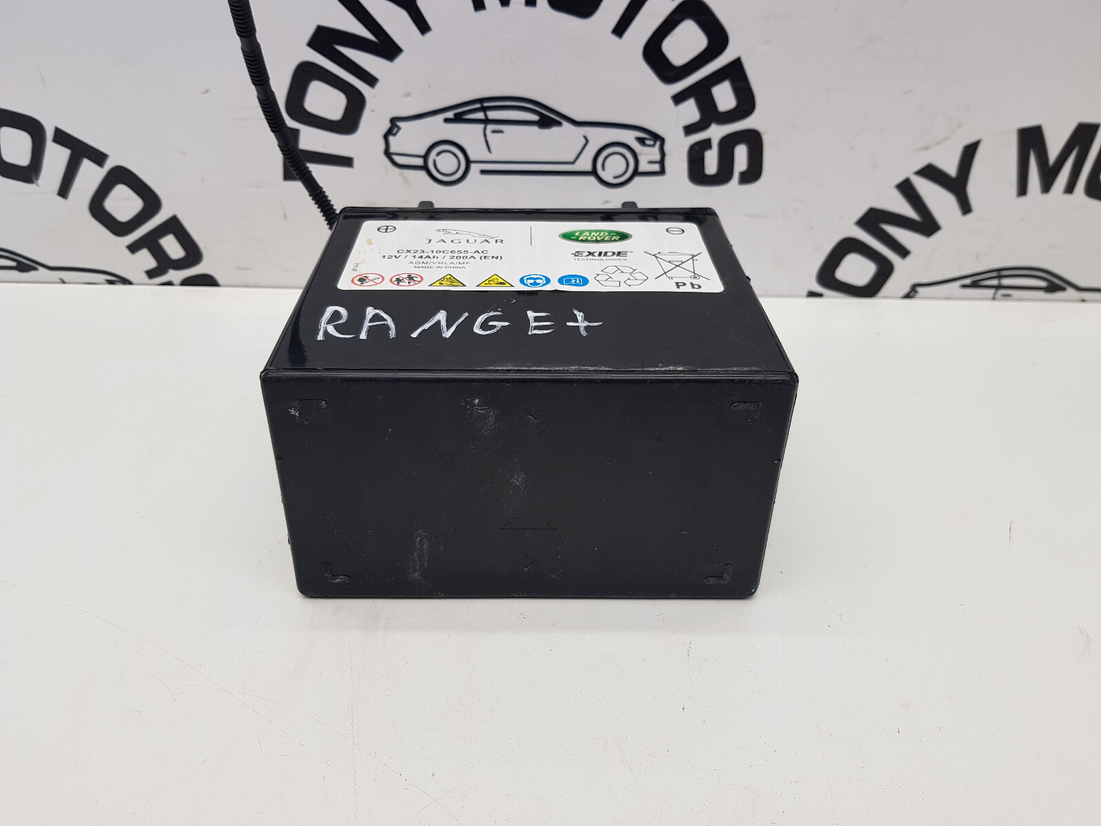 2014 RANGE ROVER EVOQUE L538 12 V / 14AH 200 AMP (EN) BATTERY OEM CX23 ...