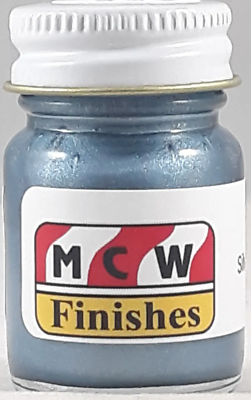 MCW Finishes Silver Blue Met. Enamel Model Paint for Auto | eBay
