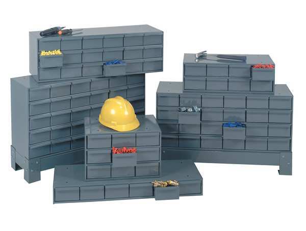 Durham Mfg 003-95 Drawer Bin Cabinet With 8 Drawers, Prime Cold Rolled ...
