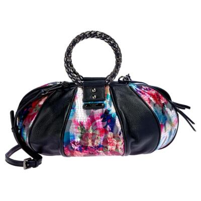 Sharif Legacy Sculpted Balloon Leather Crossbody HandBag & Wristlet ...