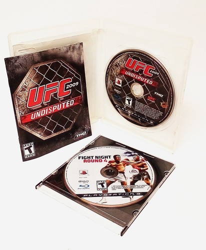 PlayStation 3 UFC Undisputed 2009 Complete w/ Fight Night Round 4 Disc ...