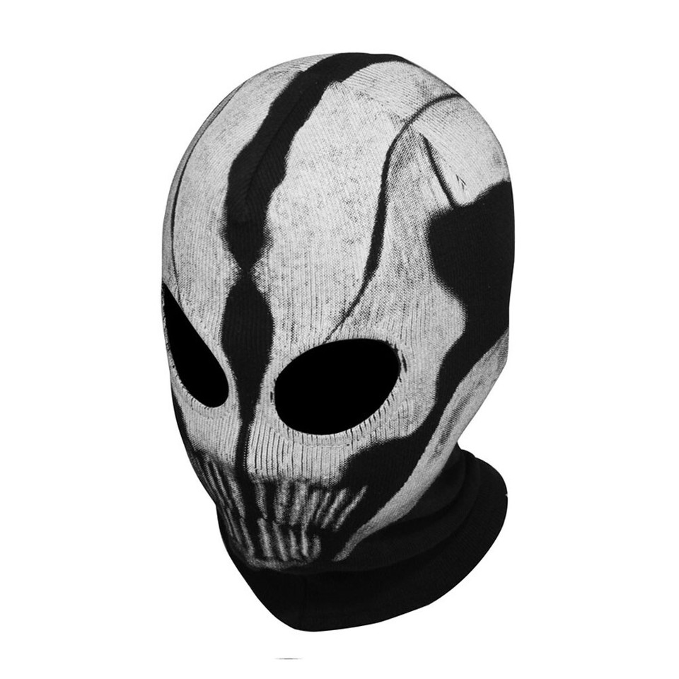 Call of Duty 10 Ghost COD Skull Full Face Mask Ski Skateboard Bike Hood ...