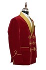 Men Red Smoking Jacket Designer Elegant Luxury Party Wear Blazers Coats ...
