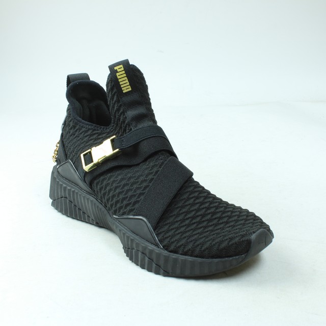Size 8.5 - PUMA Defy Mid Black Gold W for sale online | eBay