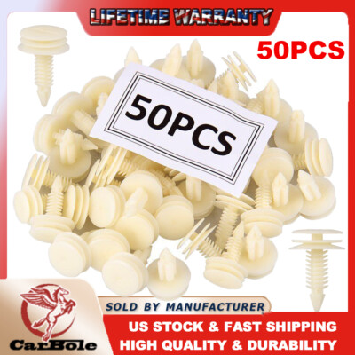 50X Front Door Panel Retainer Push Pin Trim For GM Chevy Buick GMC ...