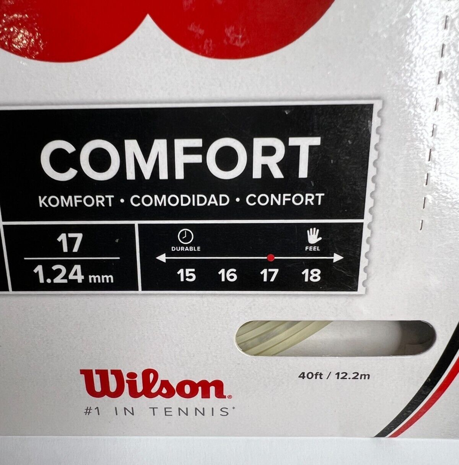 Wilson NXT 17 Gauge 1.24mm Tennis String NEW Natural | eBay