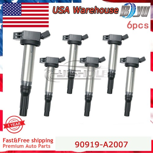 New Ignition Coil 90919-A2007 For 2005-2022 Toyota & Lexus I4 V6 V8 ...