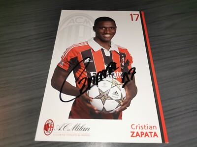 Cristián Zapata hand signed Ac Milan autograph card | eBay UK