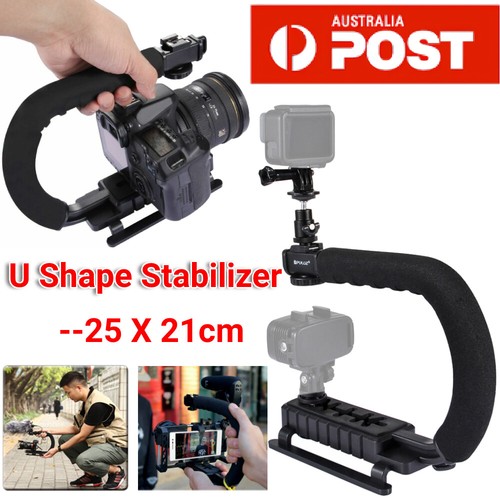 C Shape Bracket Video Handle Handheld Stabilizer Grip for Camera DSLR ...