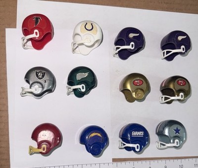 Lot Of 12 Vintage NFL Mini Gumball Vending Machine Football Helmets | eBay