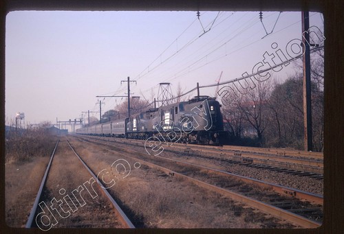 Original Kodachrome Penn Central (PC) GG1's South Philadelphia, PA in ...