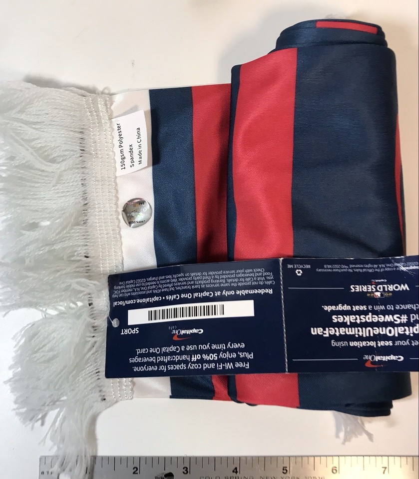 2022 PHILLIES WORLD SERIES Scarf + Rally Towel Capital One NWT ...