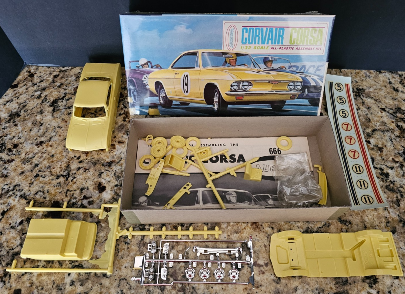 Corvair Corsica 1/32 Scale Model Kit AMT No. 666-79 MIB NEW Unbuilt | eBay