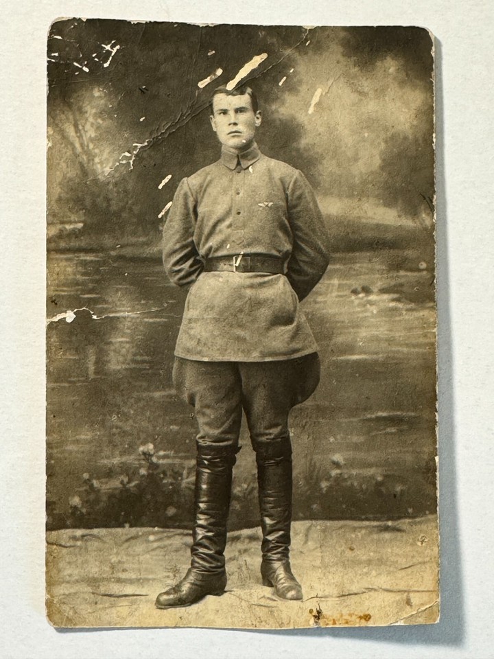 1920s Handsome Man Soldier Military Young Guy Photo Snapshot Memory ...