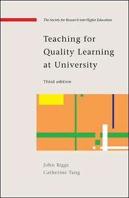 Teaching for Quality learning at Univercity - John Biggs and Catherine ...