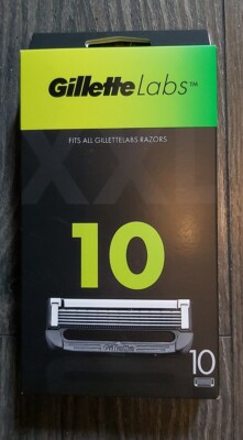 Gillette Labs Men's Razor Blades - XXL PACK, 10 Count | BRAND NEW |free ...