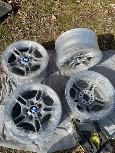 Style 66 Remanufactured BMW R17 wheels +new centre caps +New M stickers ...